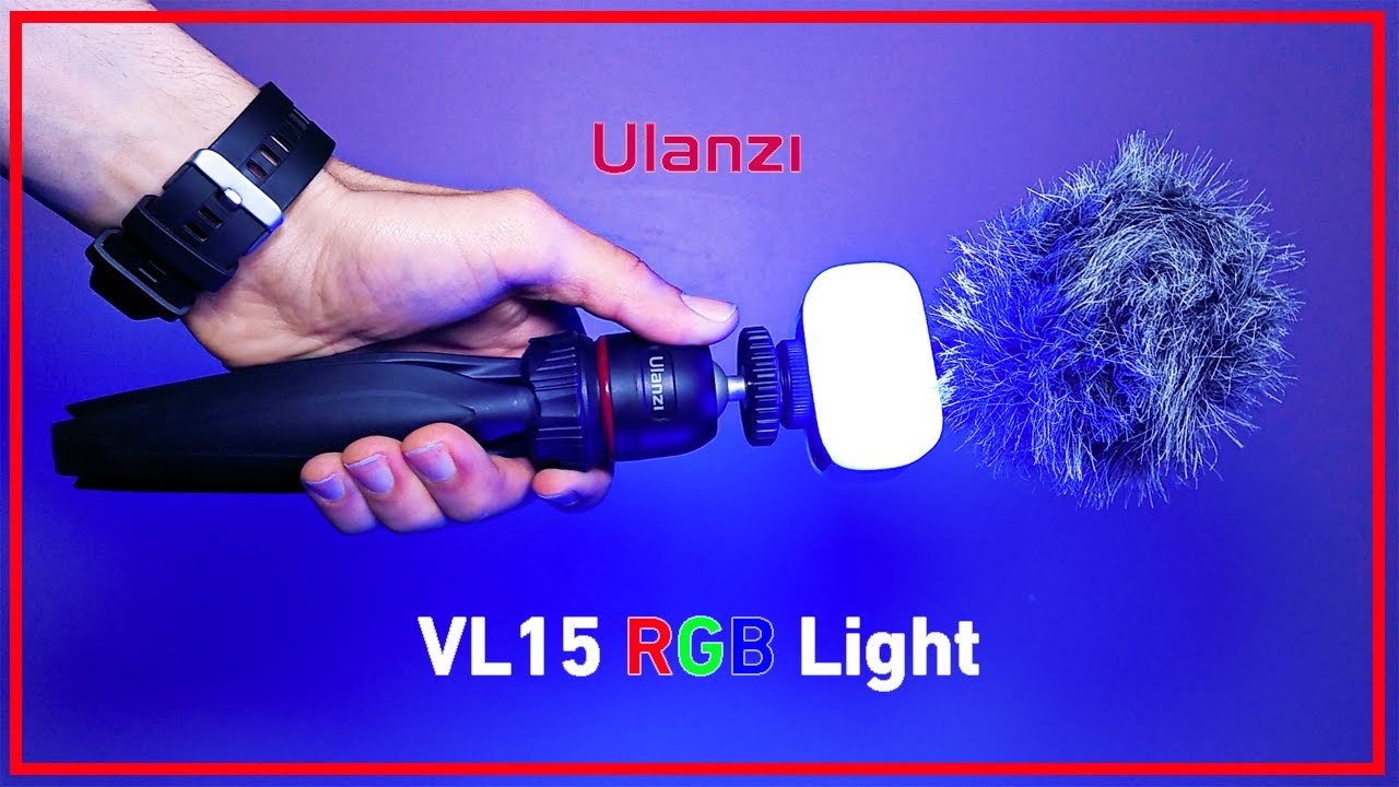 Unboxing Ulanzi VL15 RGB Light I أصغر و أرخص اضاءة تع الالوان - YouTube