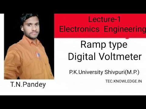 Ramp type Digital Voltmeter (DVM) - YouTube