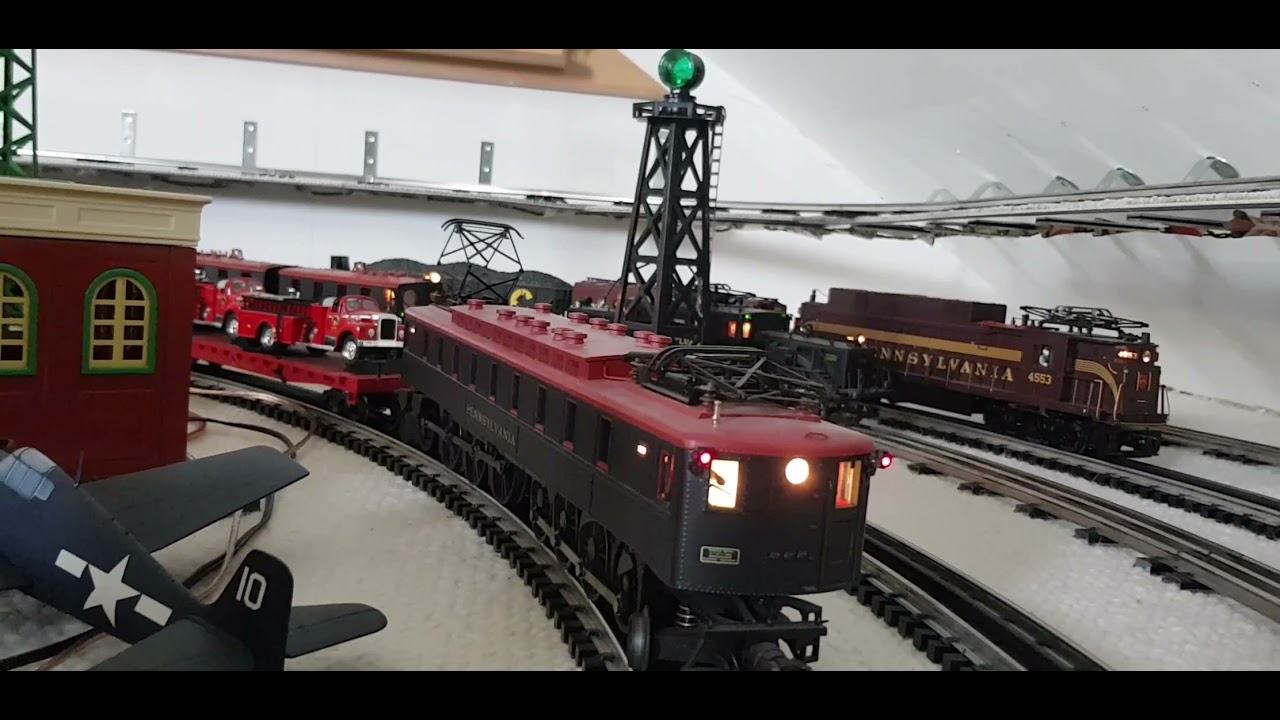 MTH Pennsylvania Railroad PRR FF1, DD1, BB1, L5, Rectifier - YouTube