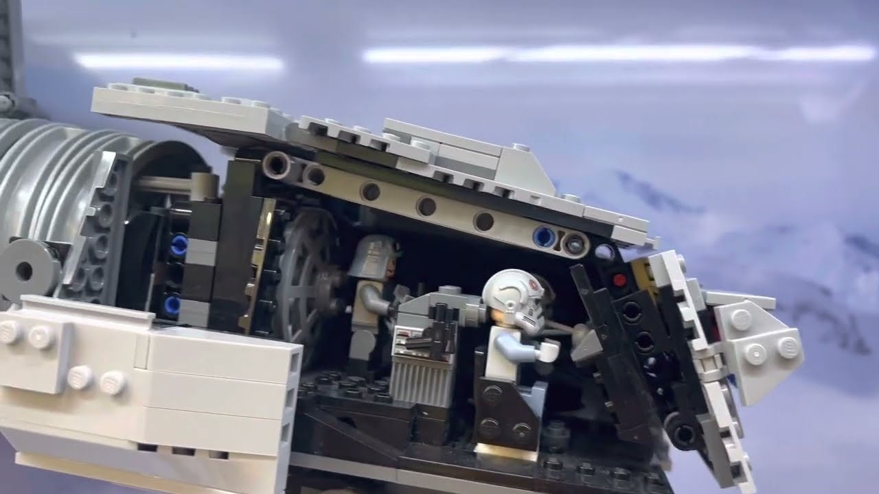 Lego Star Wars AT-AT interior with Crew ️ - YouTube