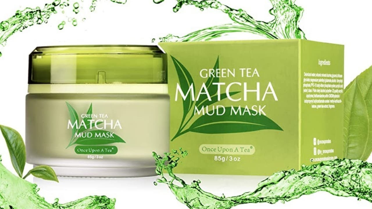 Green Tea Matcha Facial Mud Mask, Removes Blackheads, Reduces Wrinkles ...