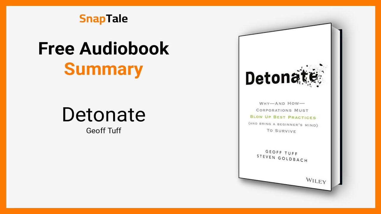 Detonate by Geoff Tuff: 8 Minute Summary - YouTube
