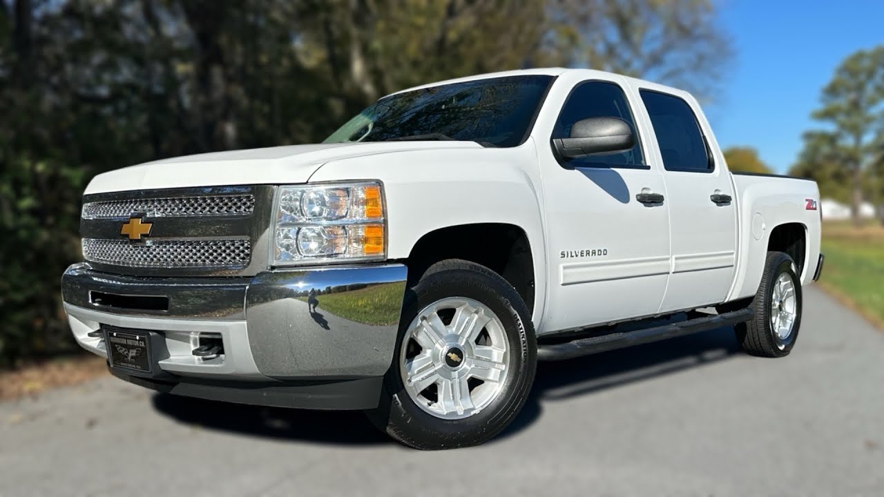 (T276144) 2012 Chevrolet Silverado 1500 White 66K Miles - YouTube