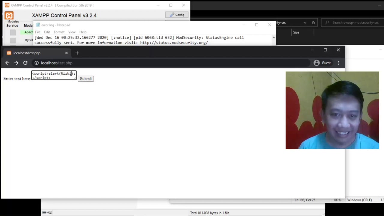 Xmpp Modsecurity Setup Owasp Modsecurity Core Rule Set Setup Youtube
