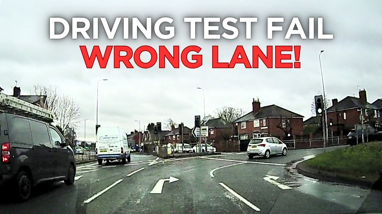 Real UK Driving Test FAIL #2 | WRONG LANE At Greengate Roundabout - YouTube