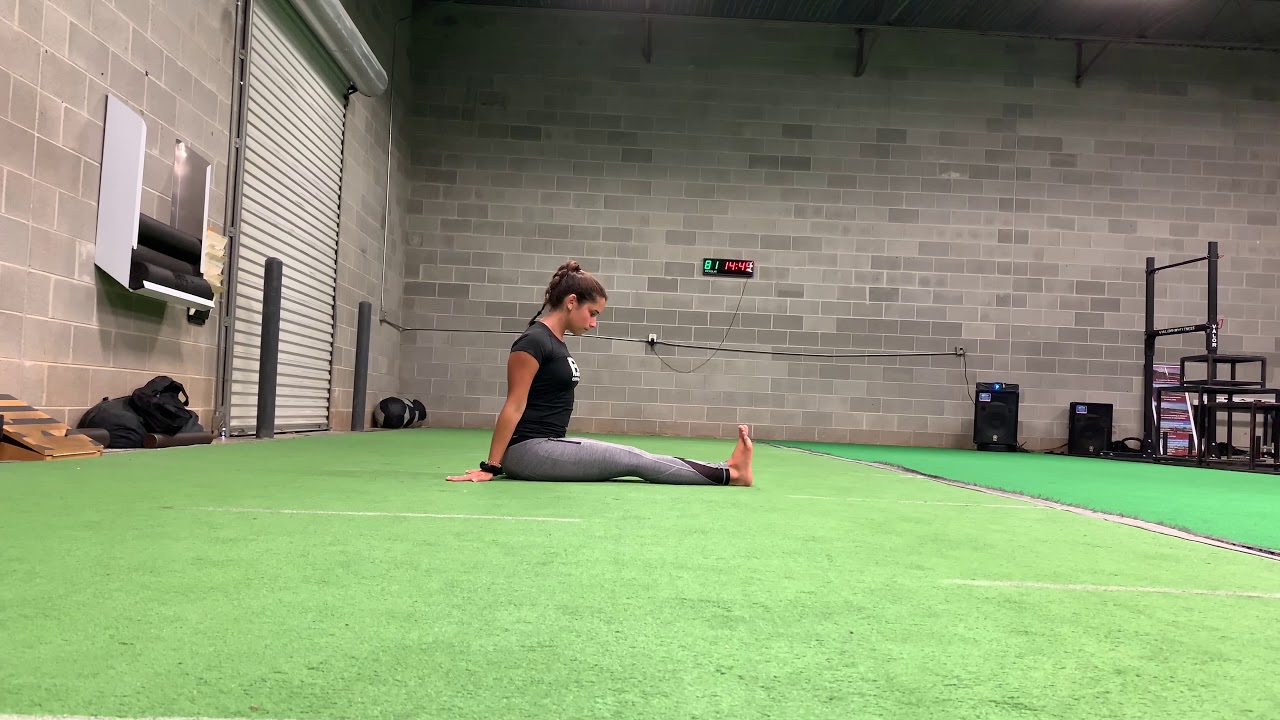 Seated Hamstring Stretch - YouTube