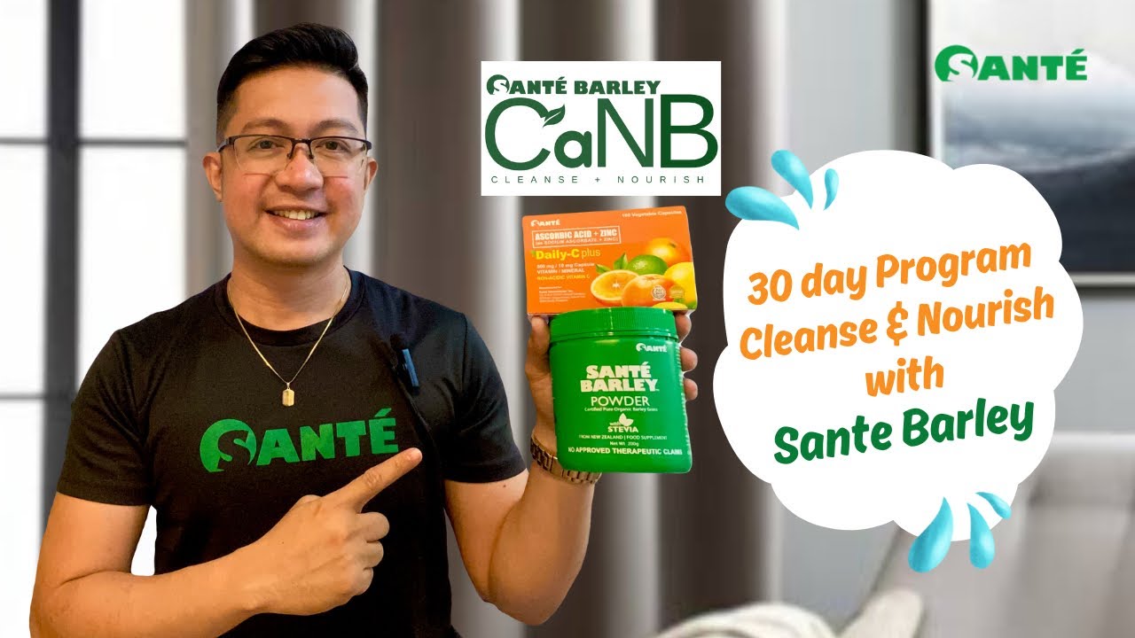 30 DAY CLEANSE & NOURISH PROGRAM / SANTE BARLEY - YouTube
