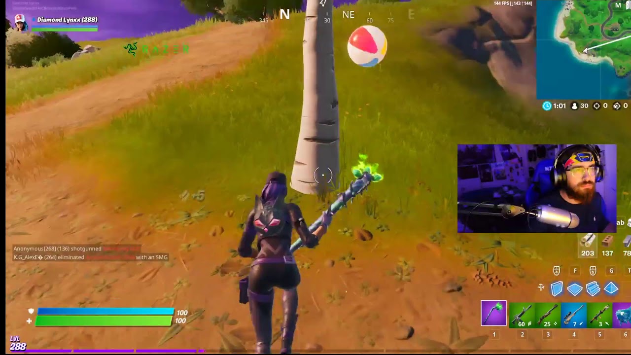 Fortnite Overtime Challenge Grind #RazerStreamer #RazerQuest - YouTube