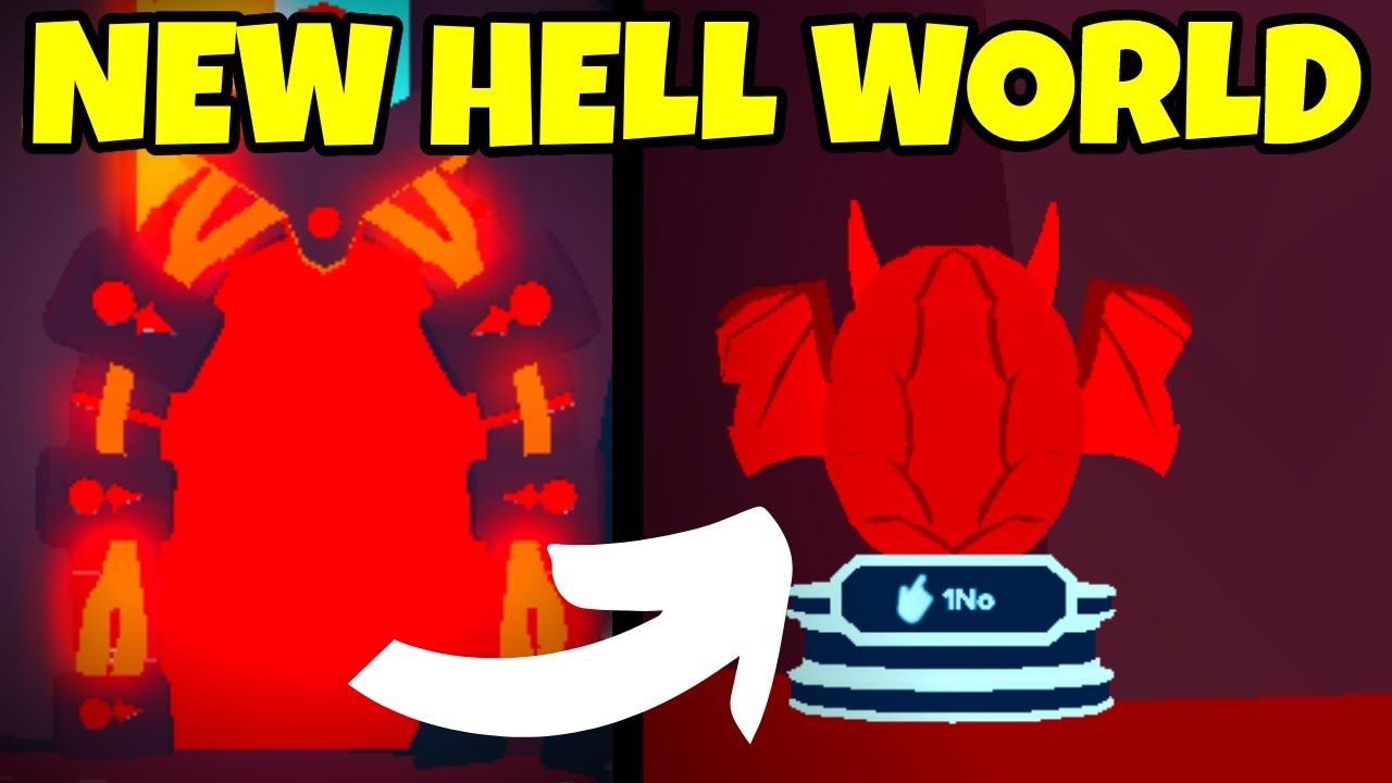 NEW HELL WORLD UPDATE IN ROBLOX TAPPING LEGENDS X - YouTube