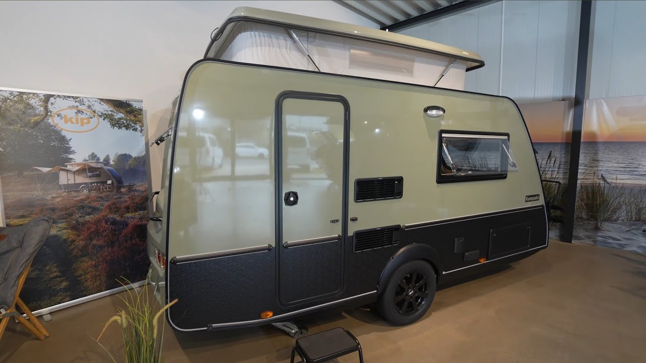 Camper KIP Kompakt Adventure 2024 mit zeitlosem Design Wohnwagen 2024 ...