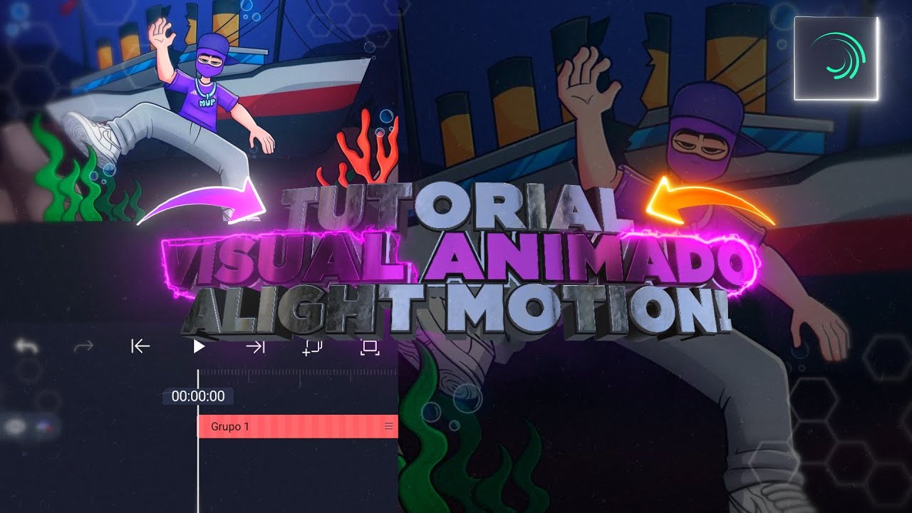 Como Fazer Visual Animado Pelo Celular📱| Tutorial Clip/Lyric Para ...