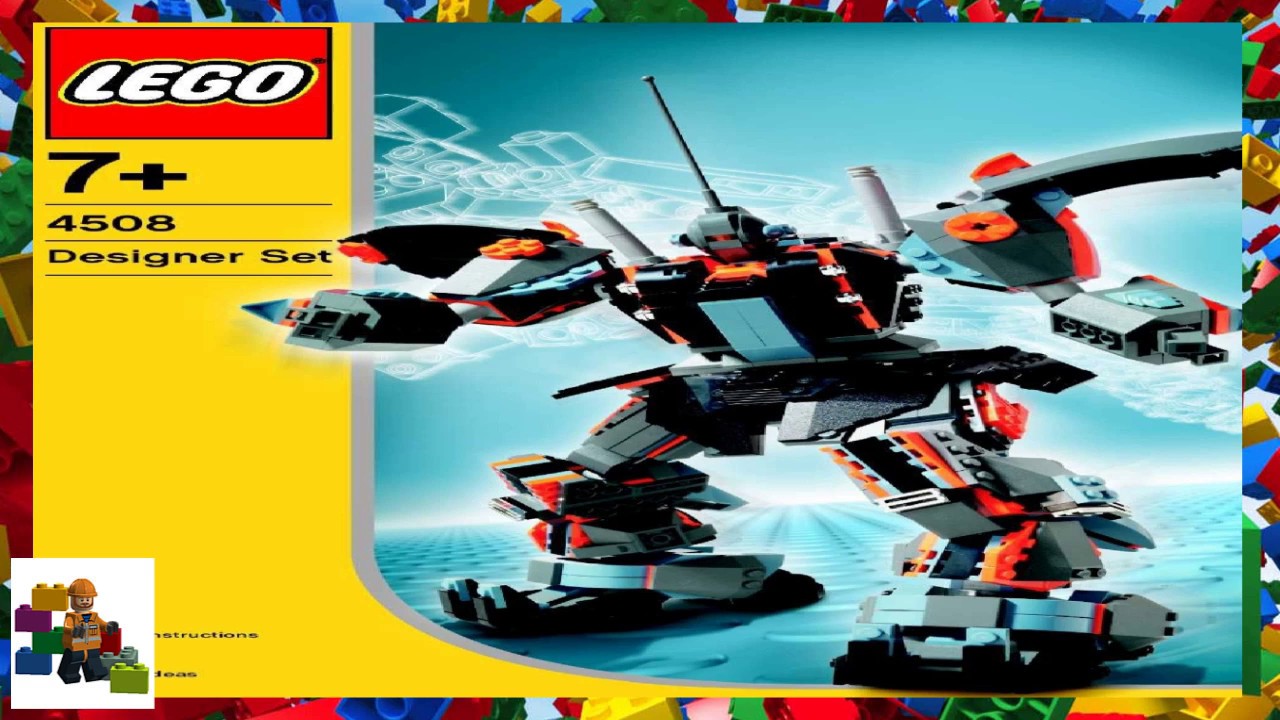 LEGO instructions - Creator - Designer Set - 4508 - Titan XP - YouTube