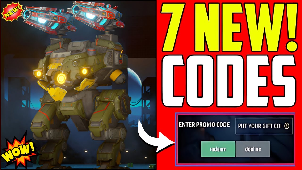 NEWEST 💥 WAR ROBOTS GIFT CODES 2025 | WAR ROBOTS CODES JANUARY 2025 ...