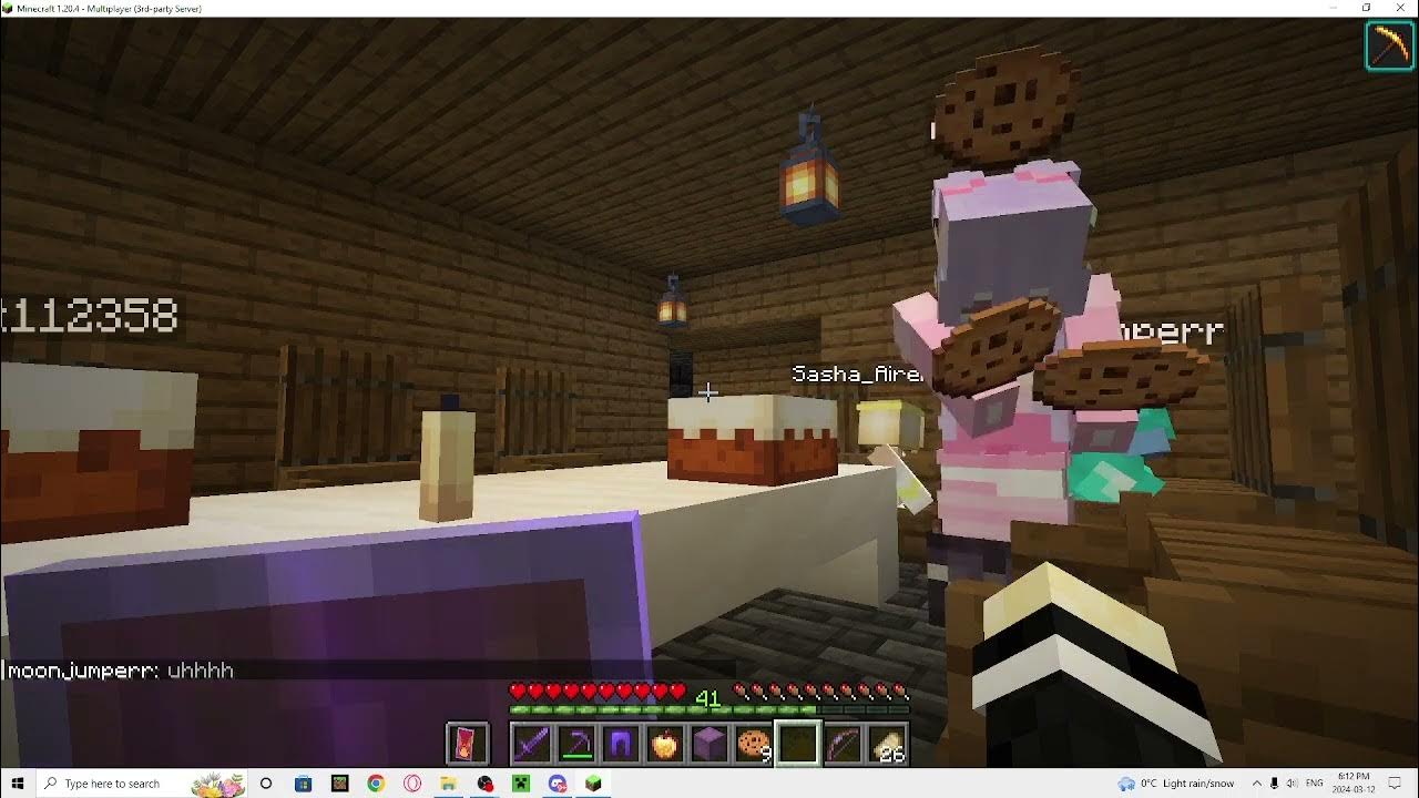 My Birthday Party In Minecraft Server (Minecraft) - YouTube