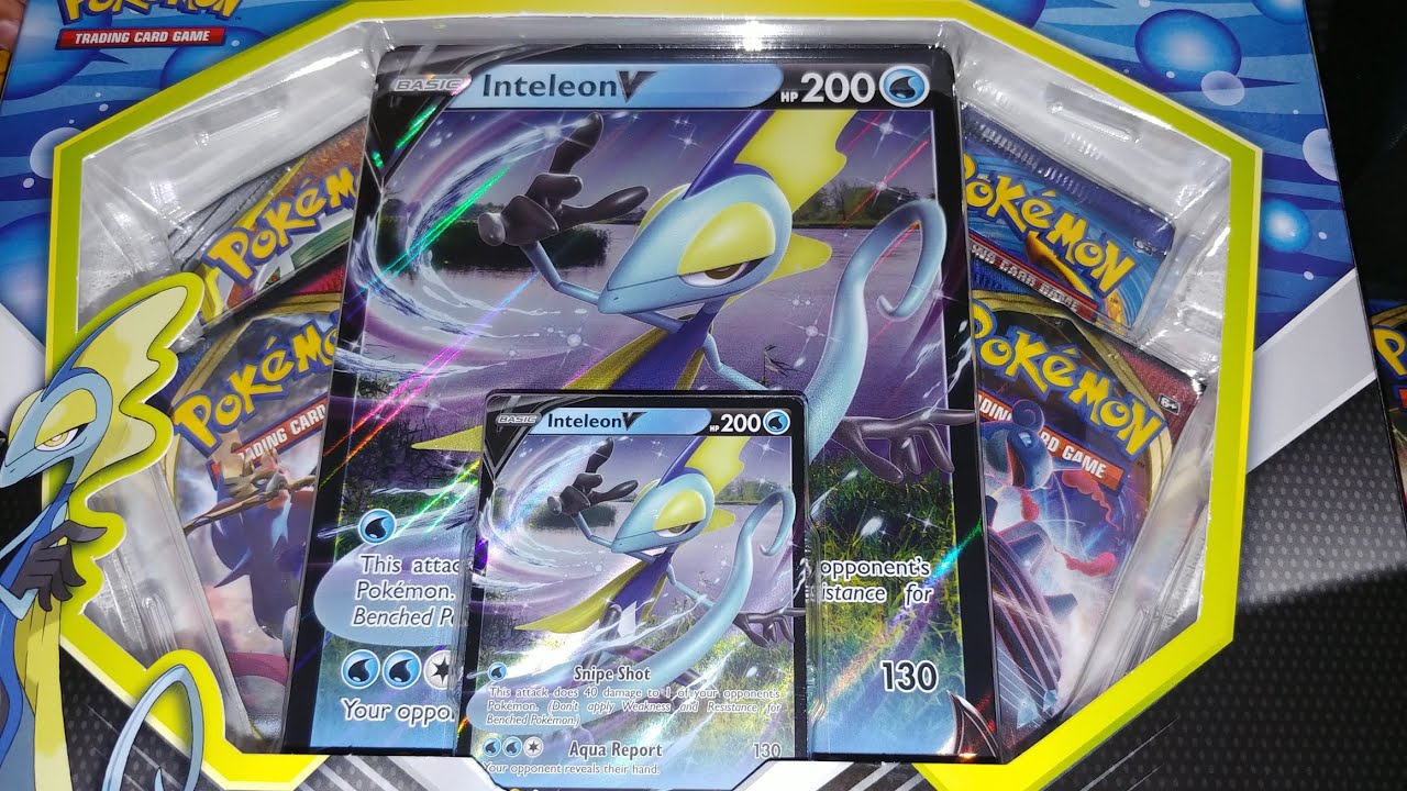 Pokemon Inteleon Walmart exclusive box opening. - YouTube