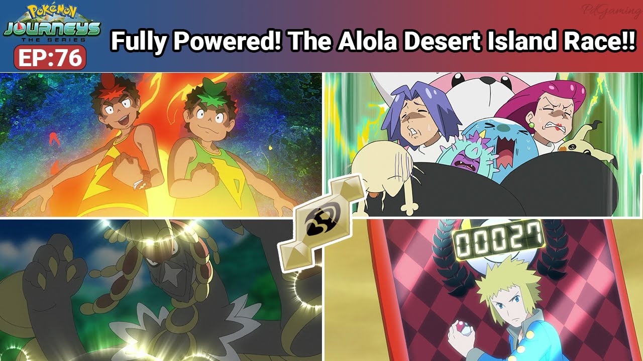 Team Rocket Return to Alola! Race in Alola!! | Pokemon Journeys Episode ...