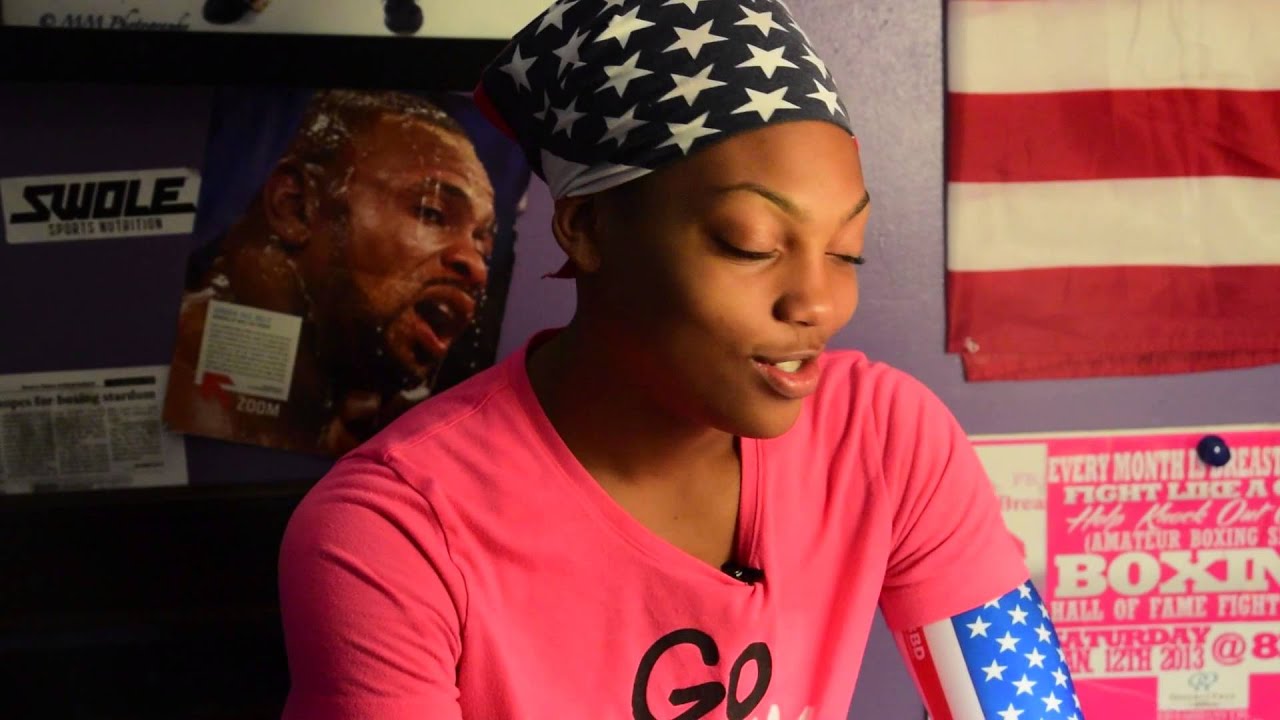 Local girl boxes in Golden Gloves - YouTube