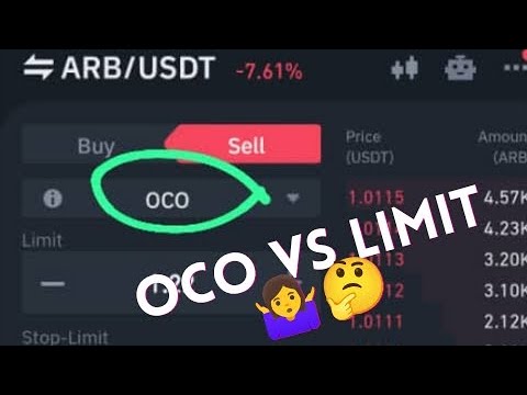 🤔 OCO vs Limit Order !?🤷‍♀️ Which Should You Use In Your Trades? #OCO # ...