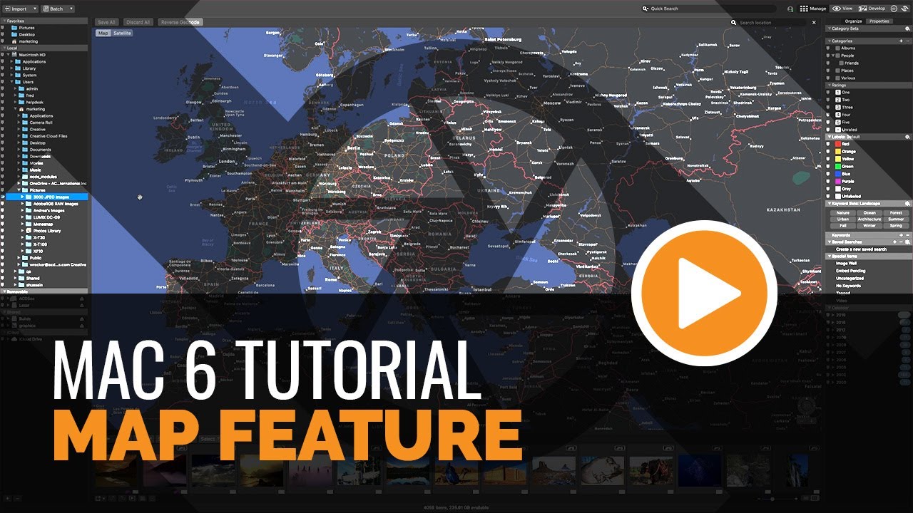 Photo Studio Mac 6 Tutorial - Map Feature - YouTube