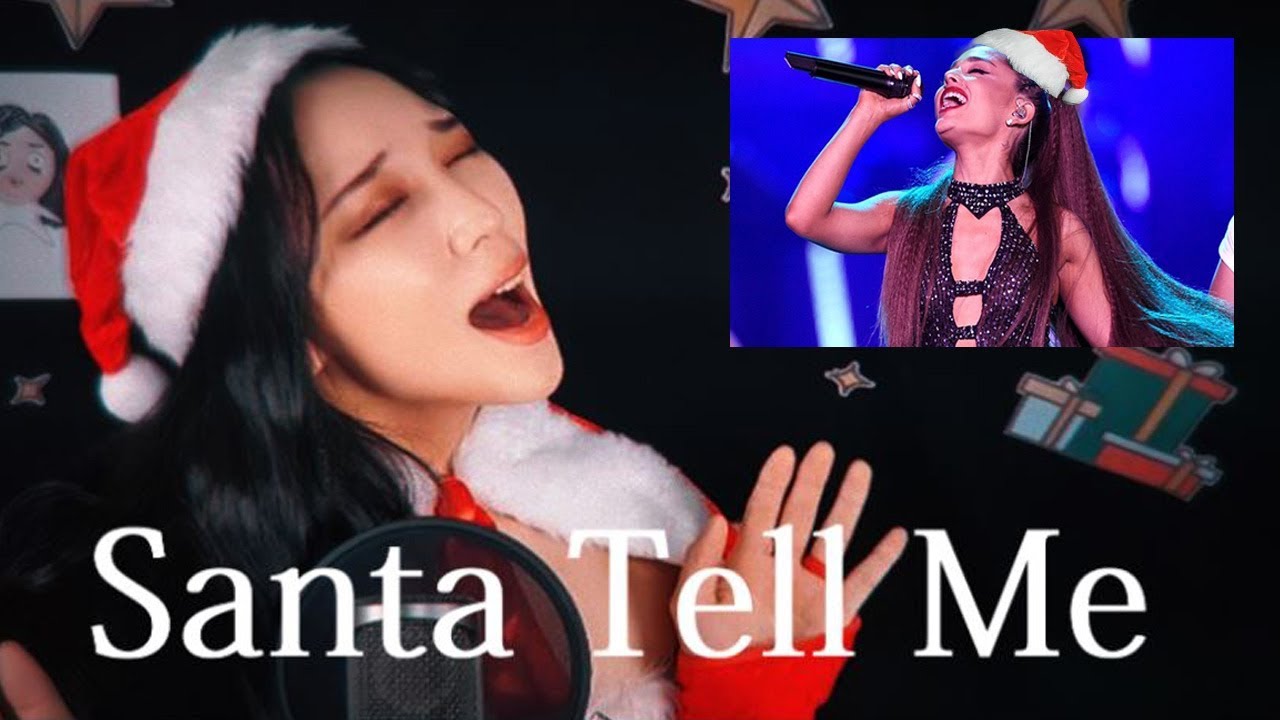Ariana Grande - Santa Tell Me COVER ♪ 애드립 대잔치 ♪ - YouTube