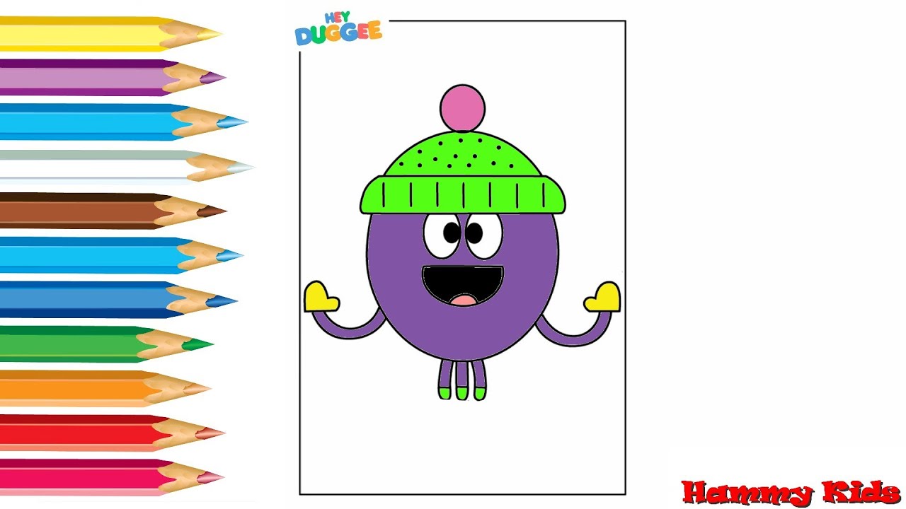 Hey Duggee Betty | How to Draw Cold Betty | Easy Step By Step Draw ...