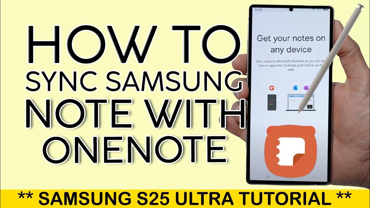 How to Sync Samsung Notes with Microsoft One Note on S25 Ultra 2025 ...