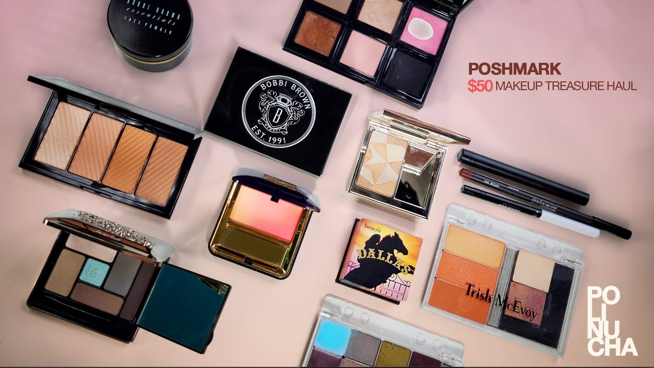 POSHMARK. Luxury MakeUp Haul for $50? 😮 - YouTube