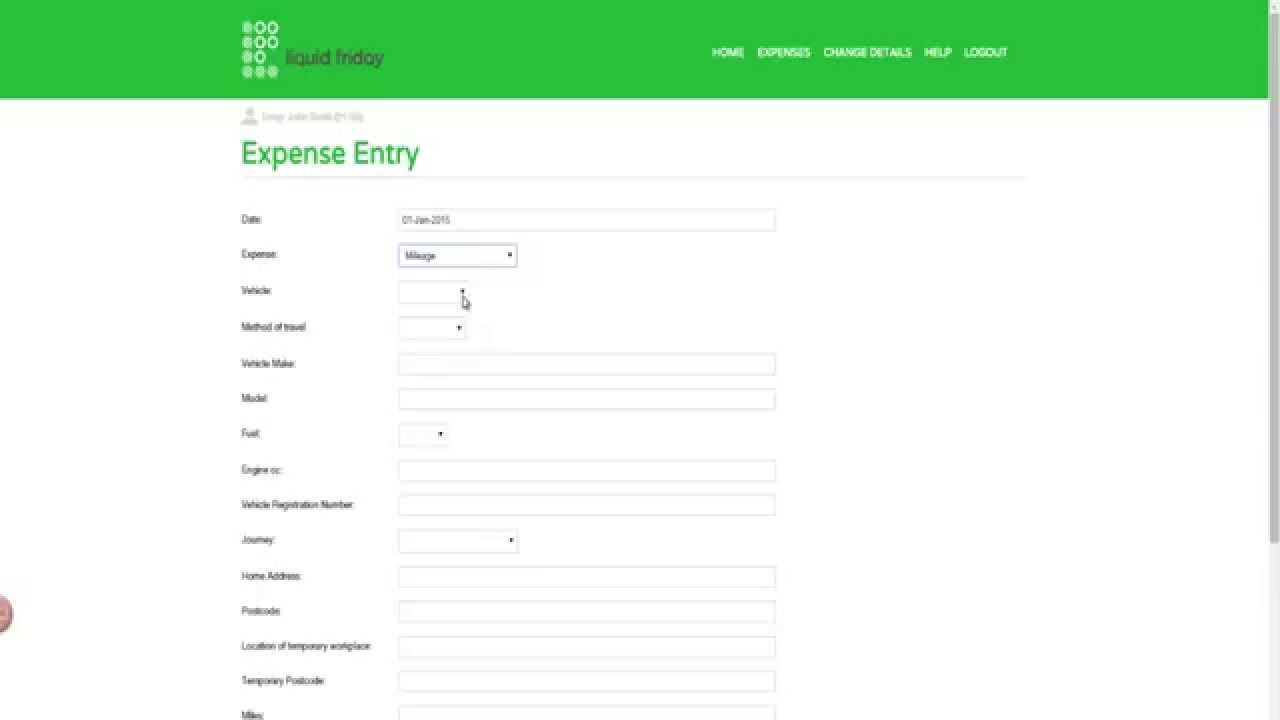 Submitting your expenses via the secure online portal - YouTube