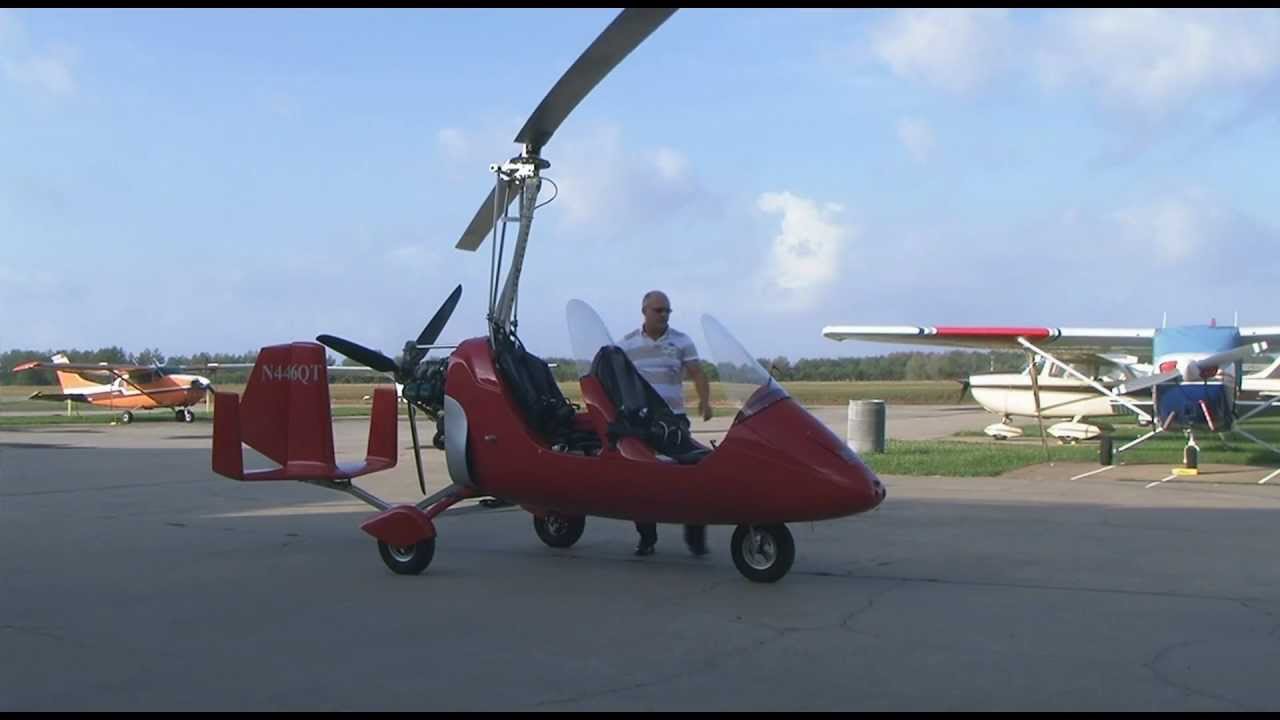 AutoGyro Mto Sport Rotor ground handling filmed with GOPRO - YouTube