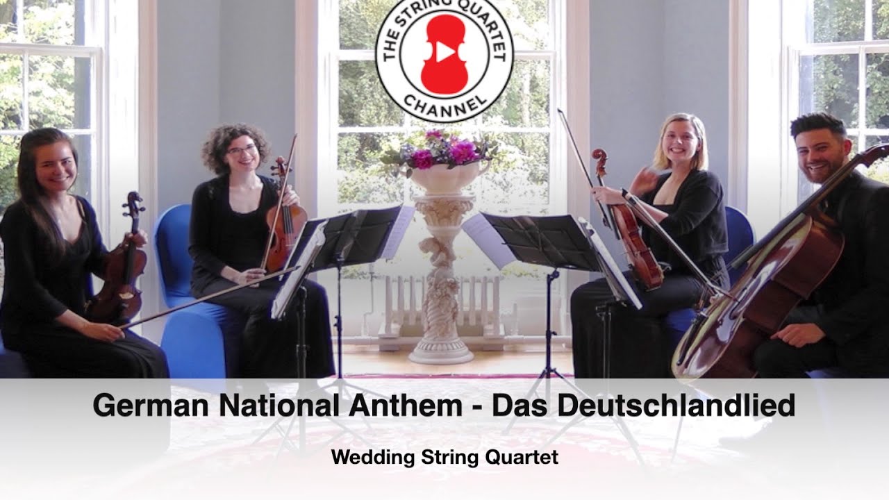 German National Anthem (Das Deutschlandlied) Wedding String Quartet ...