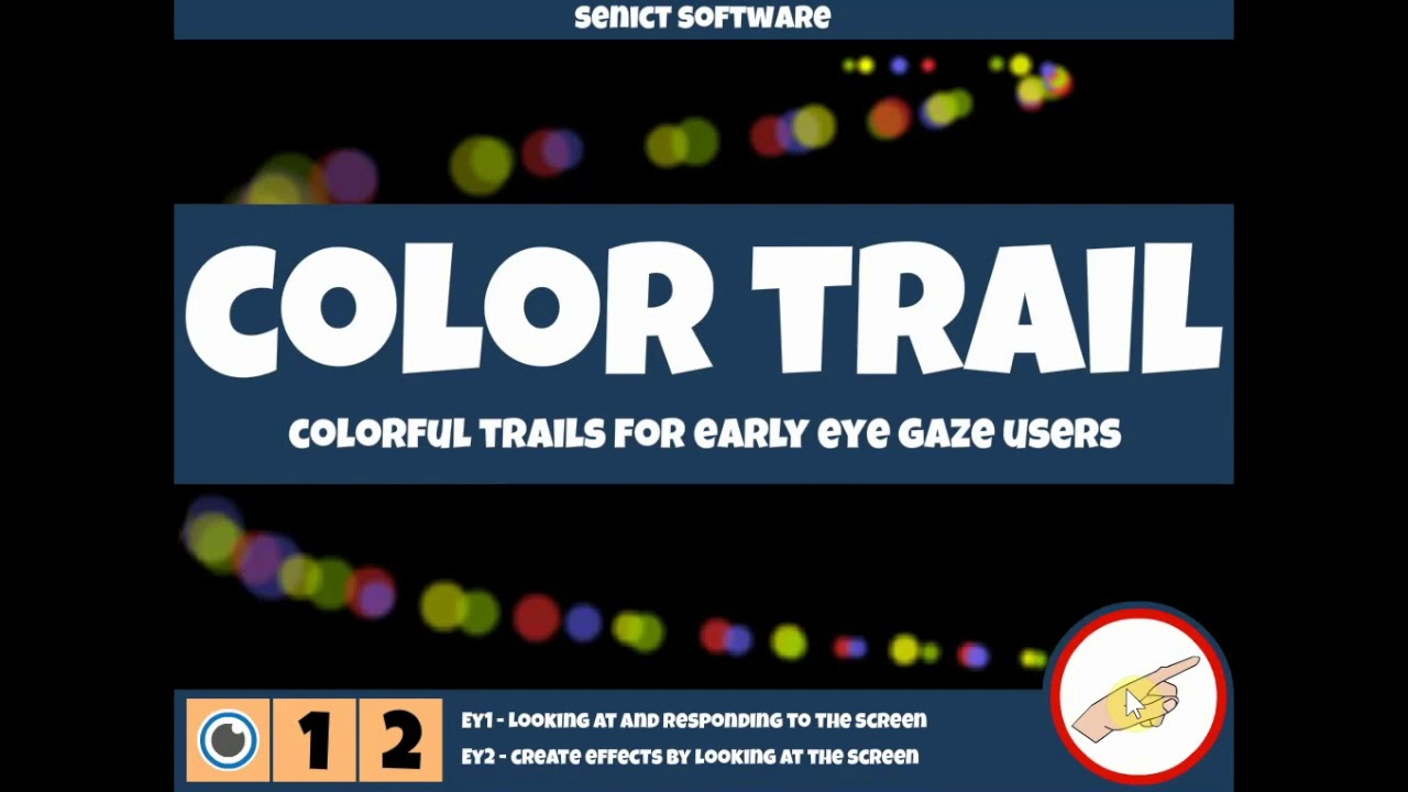 Color Trail for Eye Gaze - YouTube