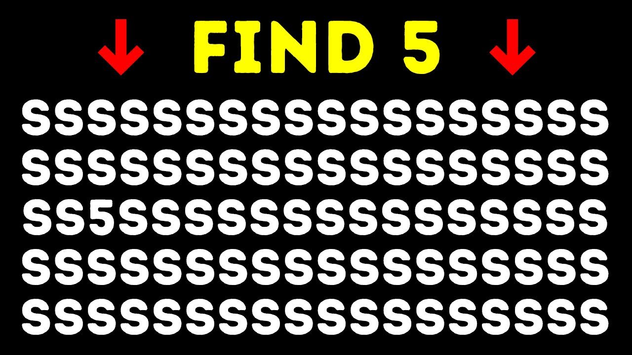 Eye Test Riddles: Can You Spot the Odd One Out? - YouTube