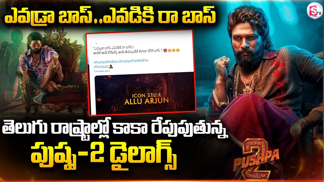 ఎవడ్రా బాస్ ఎవడికి రా బాస్..| Pushpa2 Movie Dialogue Controversy | Allu ...