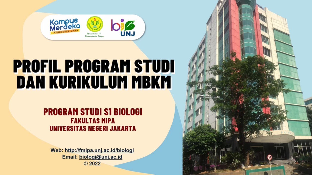 Profil dan Kurikulum Prodi Biologi FMIPA UNJ - YouTube