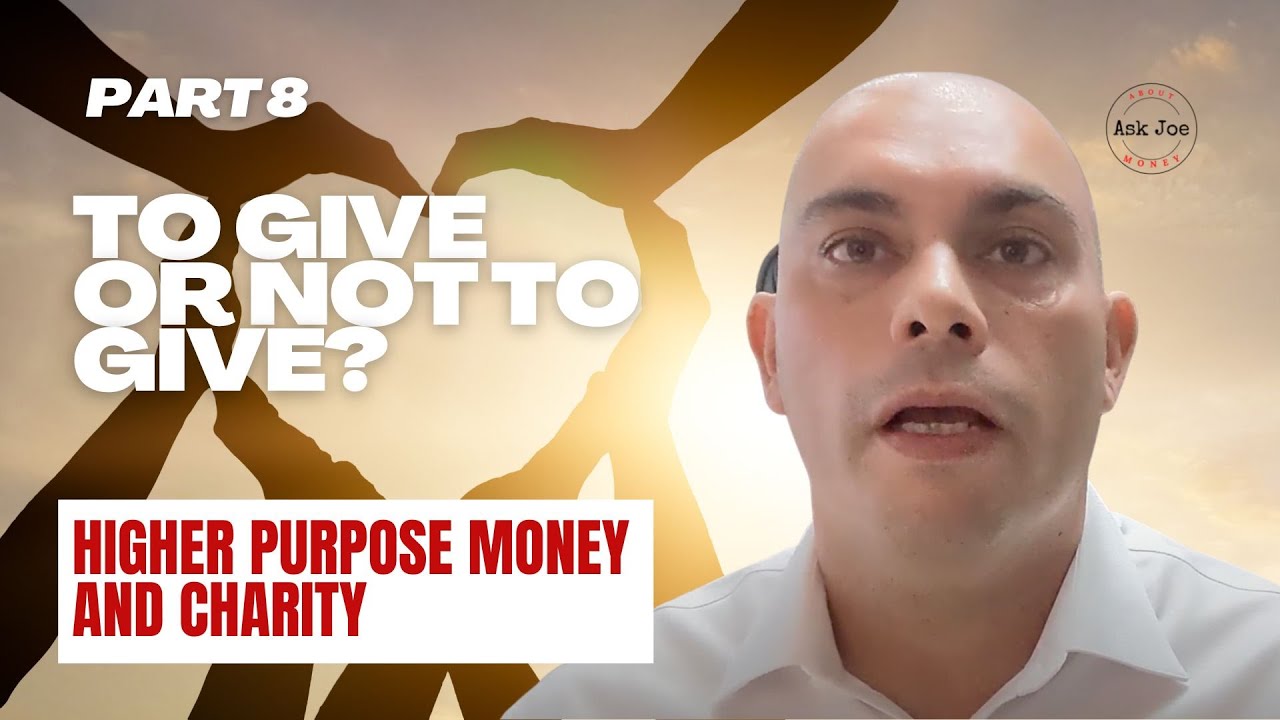 Part 8 Purpose Driven Money and Charity or Charitable Giving - YouTube