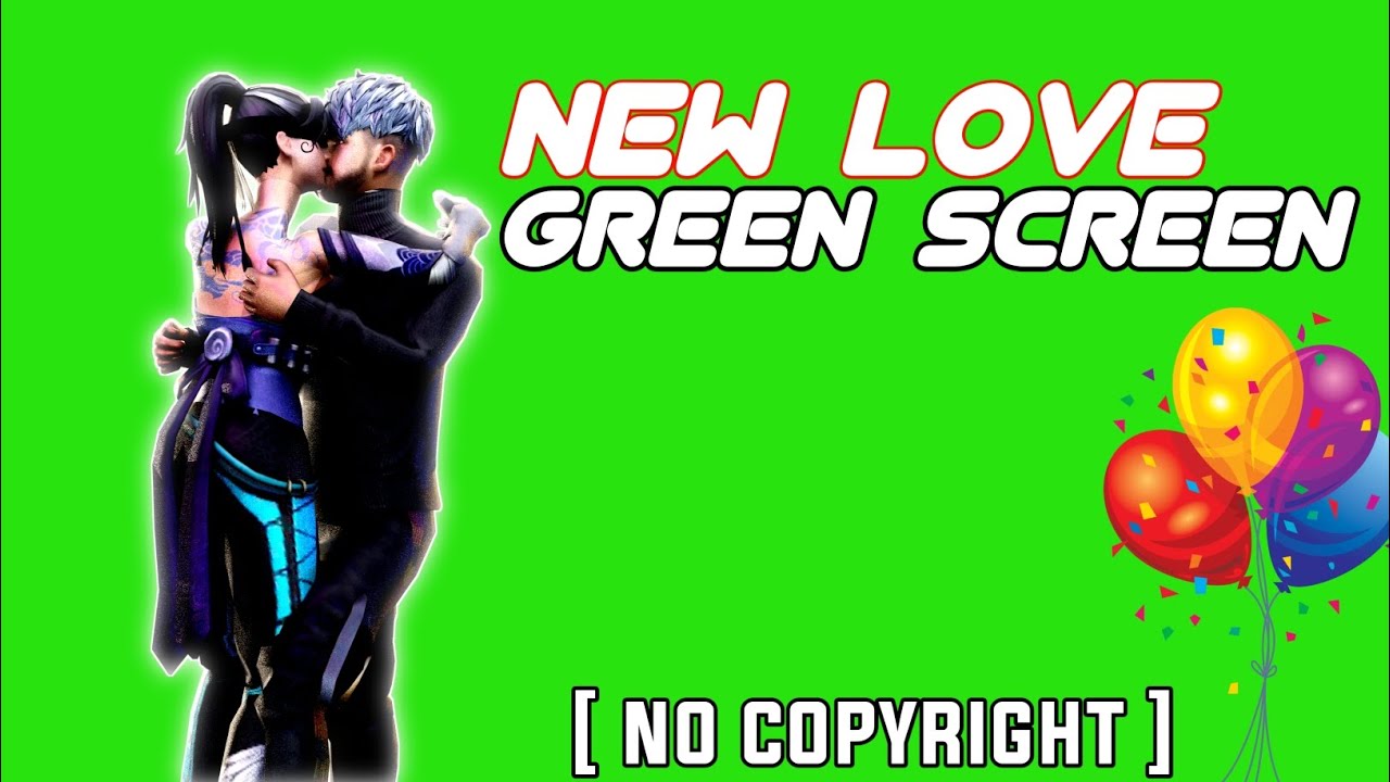 New love status / / free fire new emote /😘/ green screen🌄 - YouTube