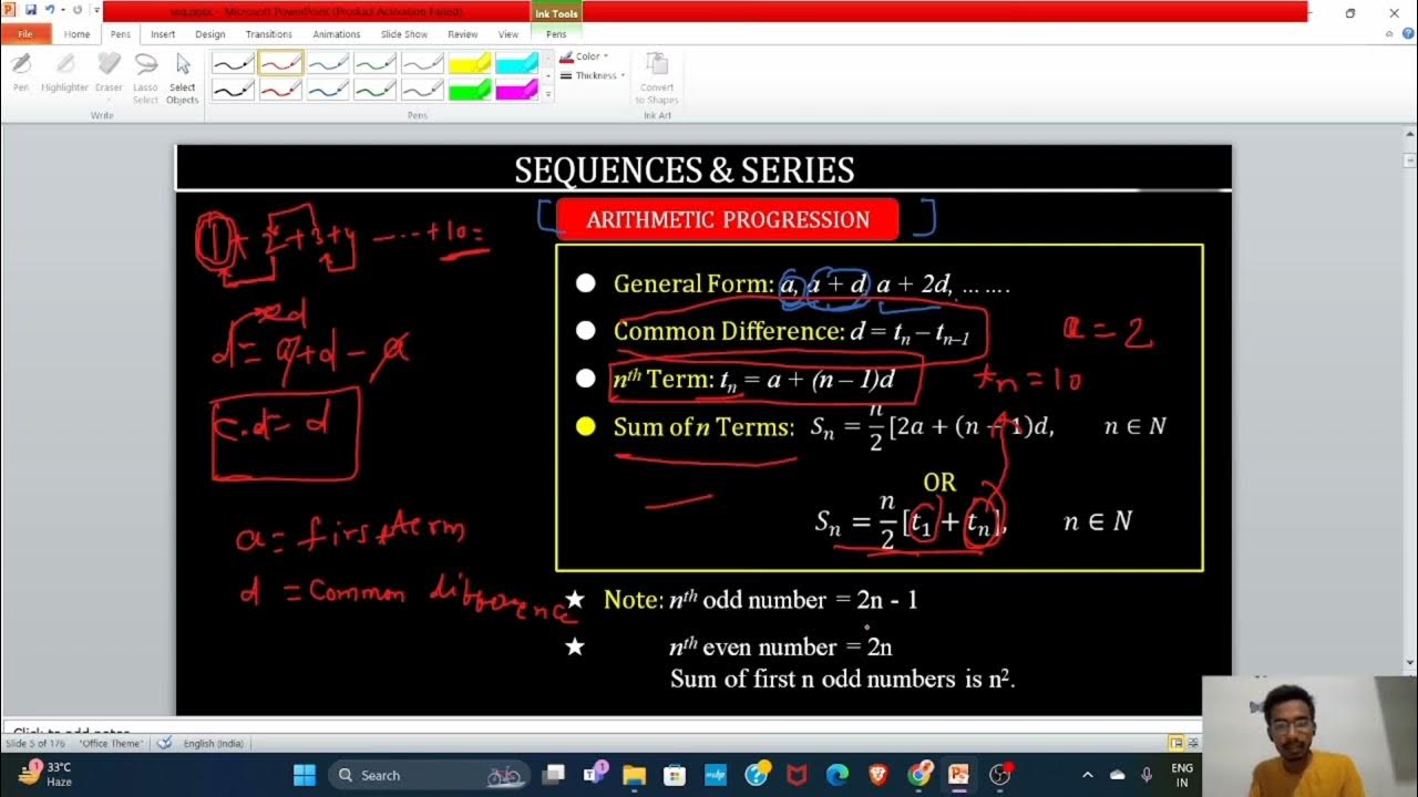 "Mastering Sequences and Series in Mathematics: Step-by-Step Guide" lecture 1 - YouTube
