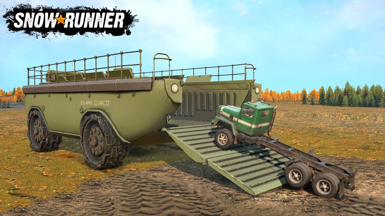 SnowRunner - Z2 LARC Very Huge Transport Truck - YouTube