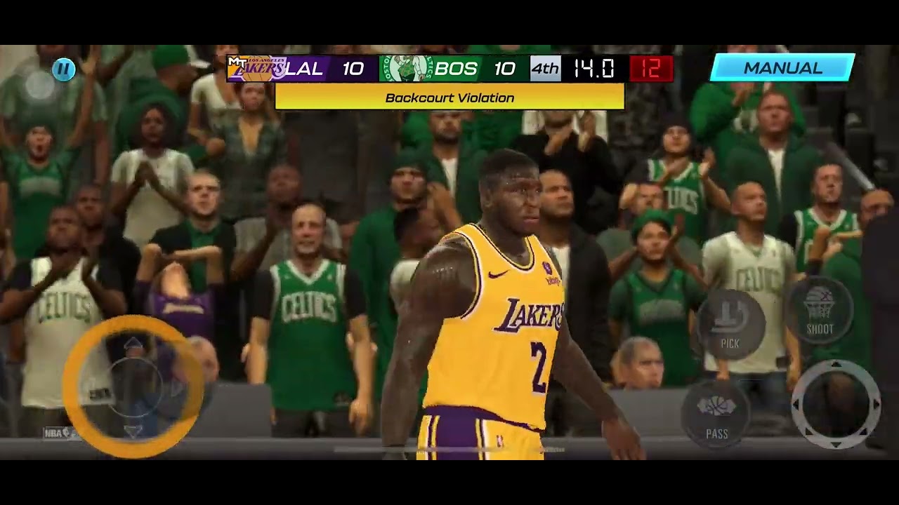 I score a late buzzer beater in NBA 2k mobile. (Pls watch this took ...