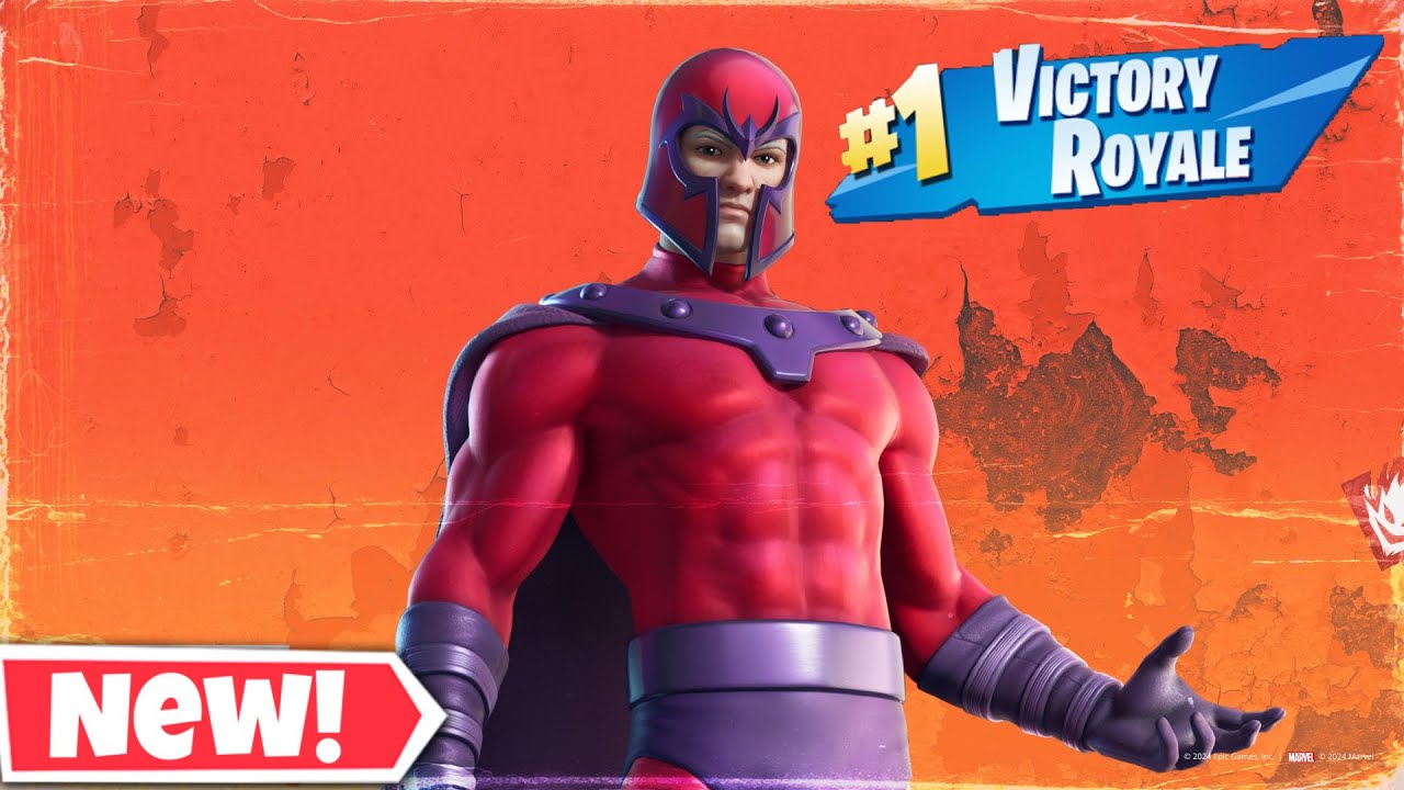 Magneto Skin Gameplay in Fortnite Solo Win! - YouTube