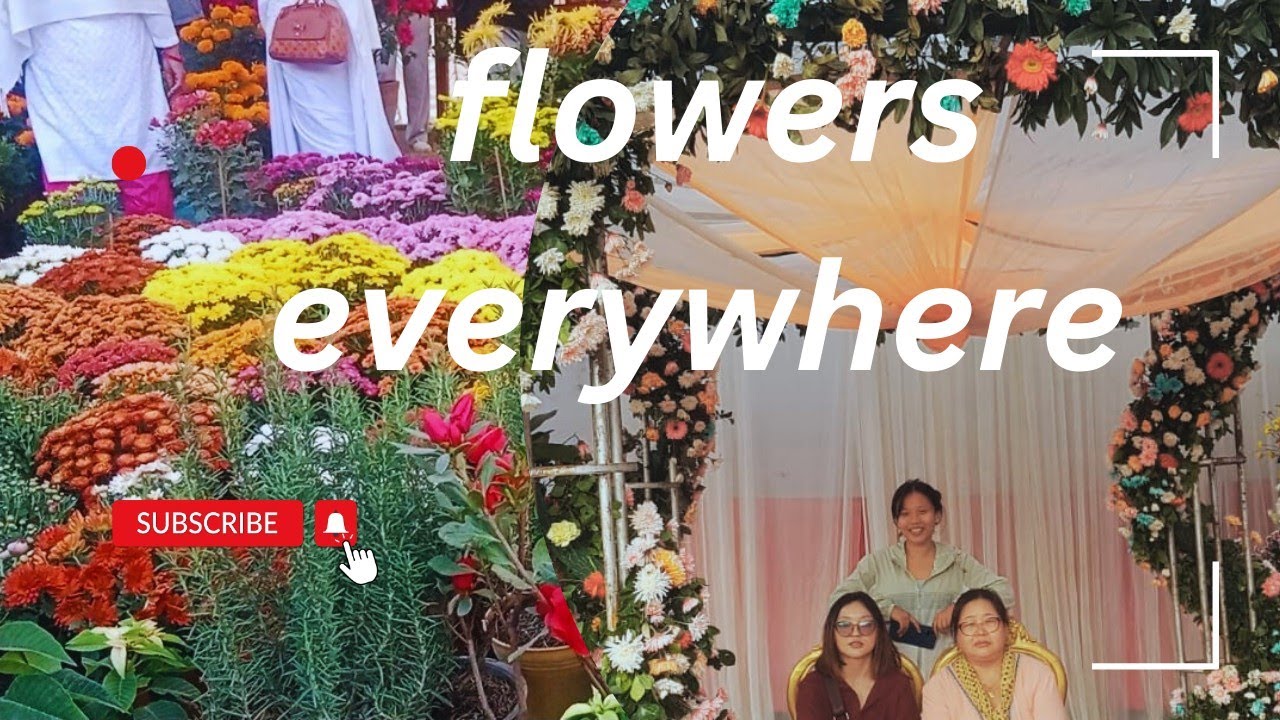 Flowers mela at jaulakhel - YouTube