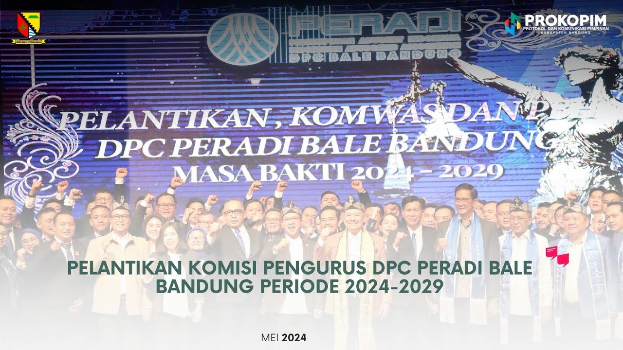 Pelantikan Komisi Pengurus DPC Peradi Bale Bandung - YouTube