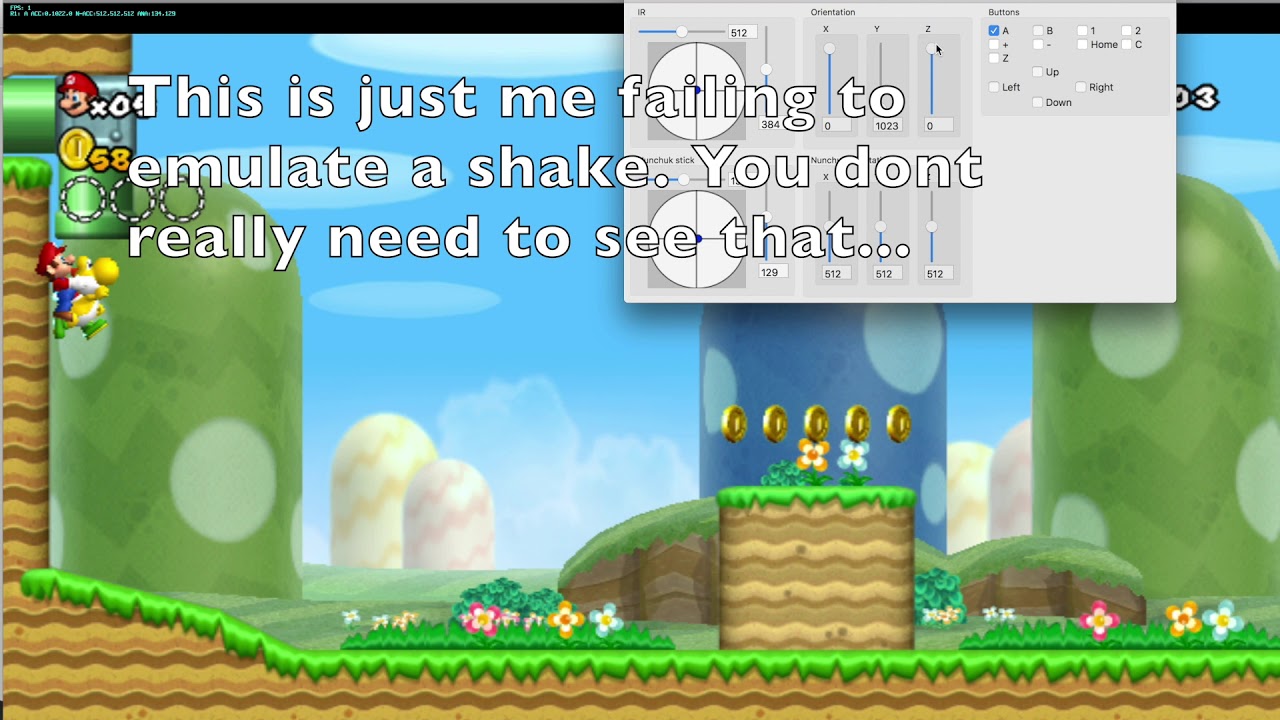 NSMBW Yoshi's wannabe "infinite flutter" Glitch TAS - YouTube