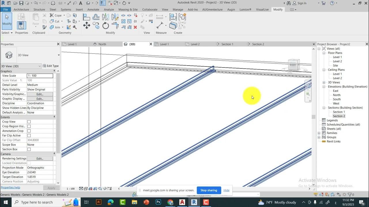 3D False ceiling - YouTube