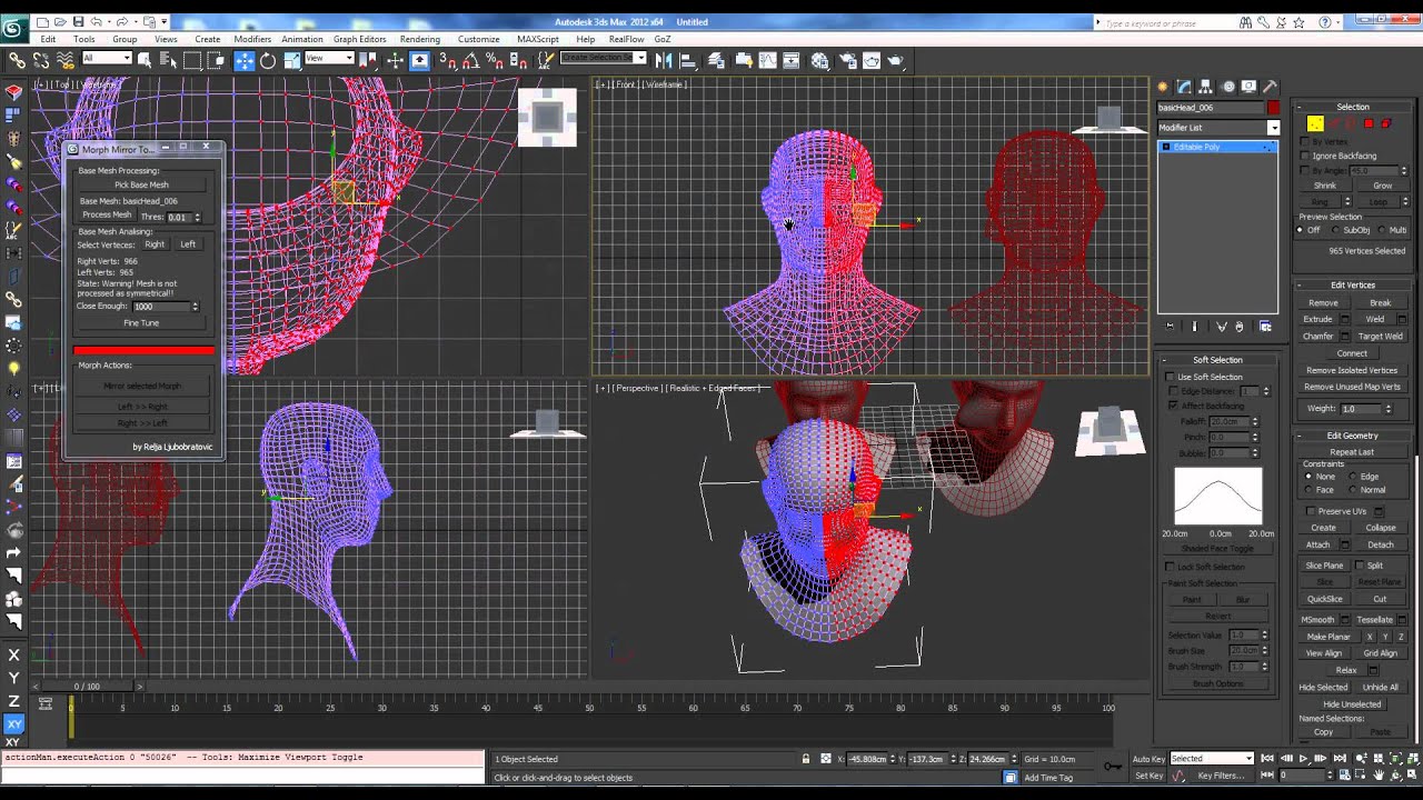 Maxscript - Morpher Tool - YouTube