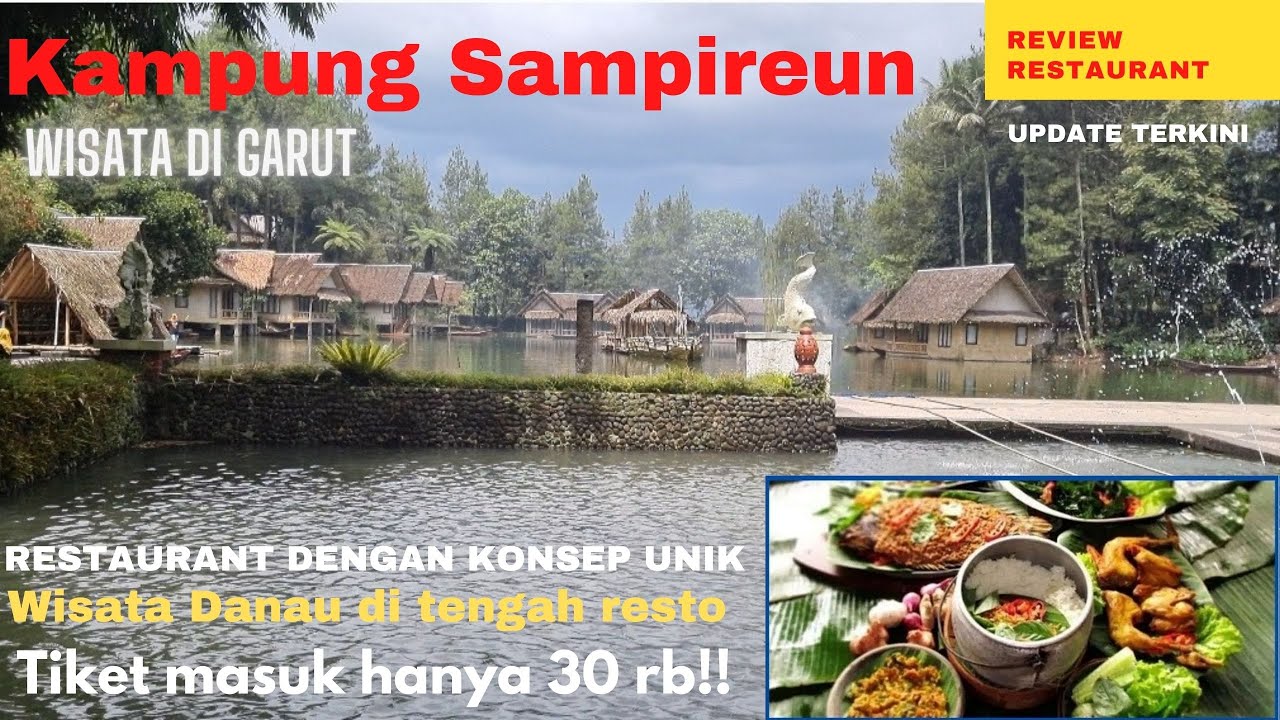 Sampiruen garut resort,kampung sampireun garut wisata danau di tengah ...