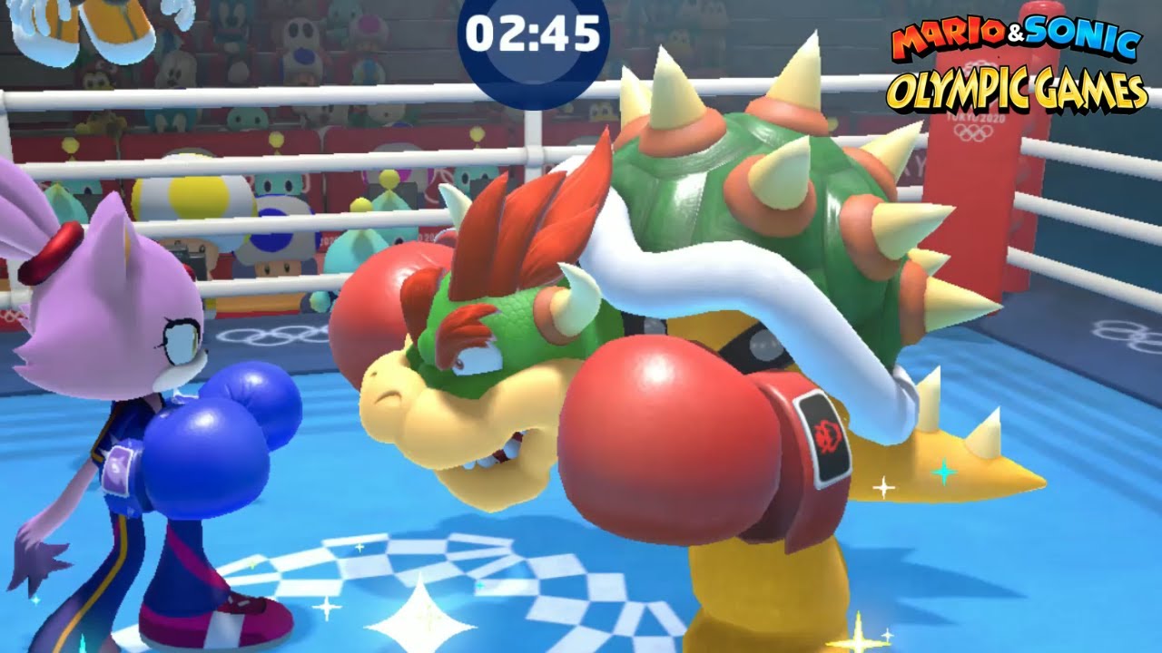 Mario & Sonic At The Olympic Games (Blaze Boxing Gameplay #1) - YouTube