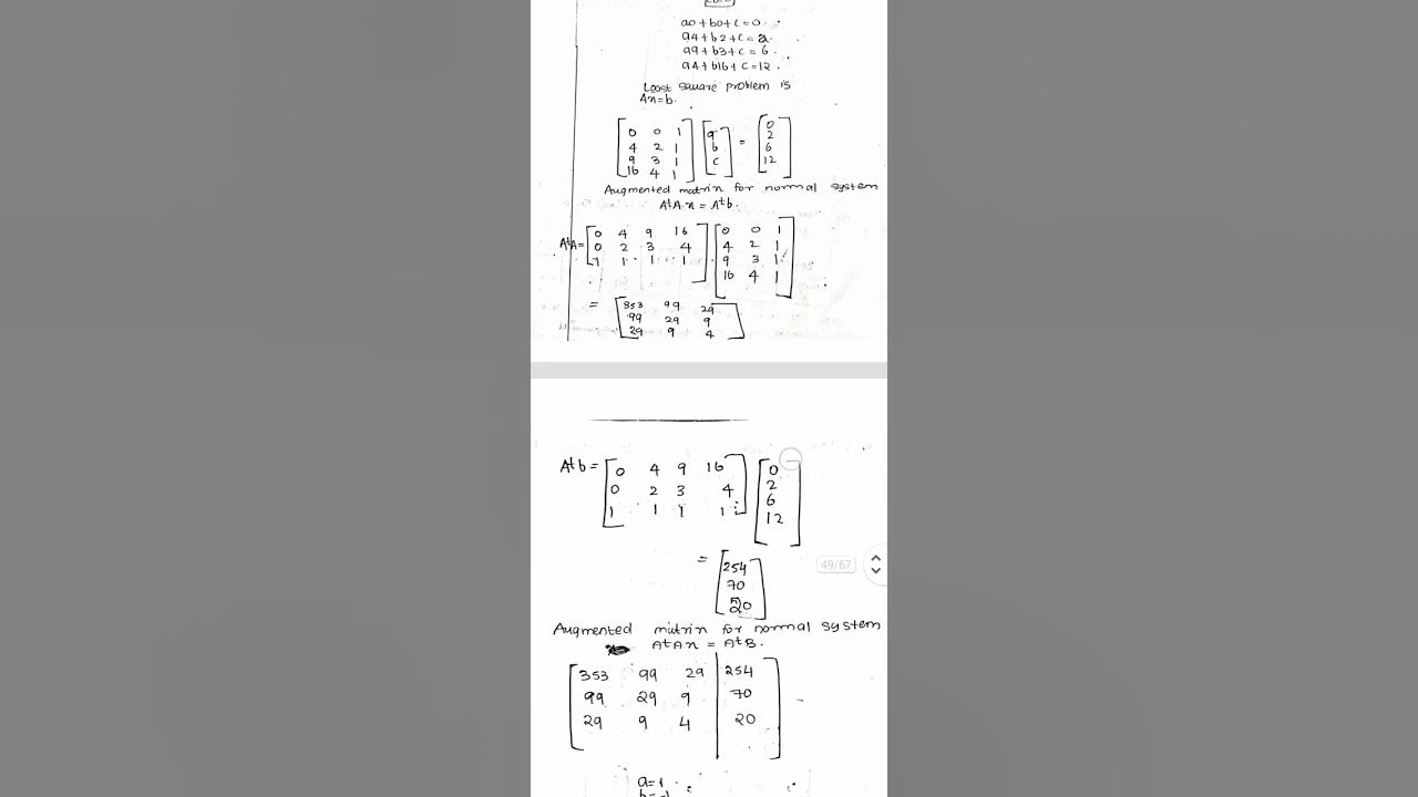 Gamat201-module3 -least square - YouTube