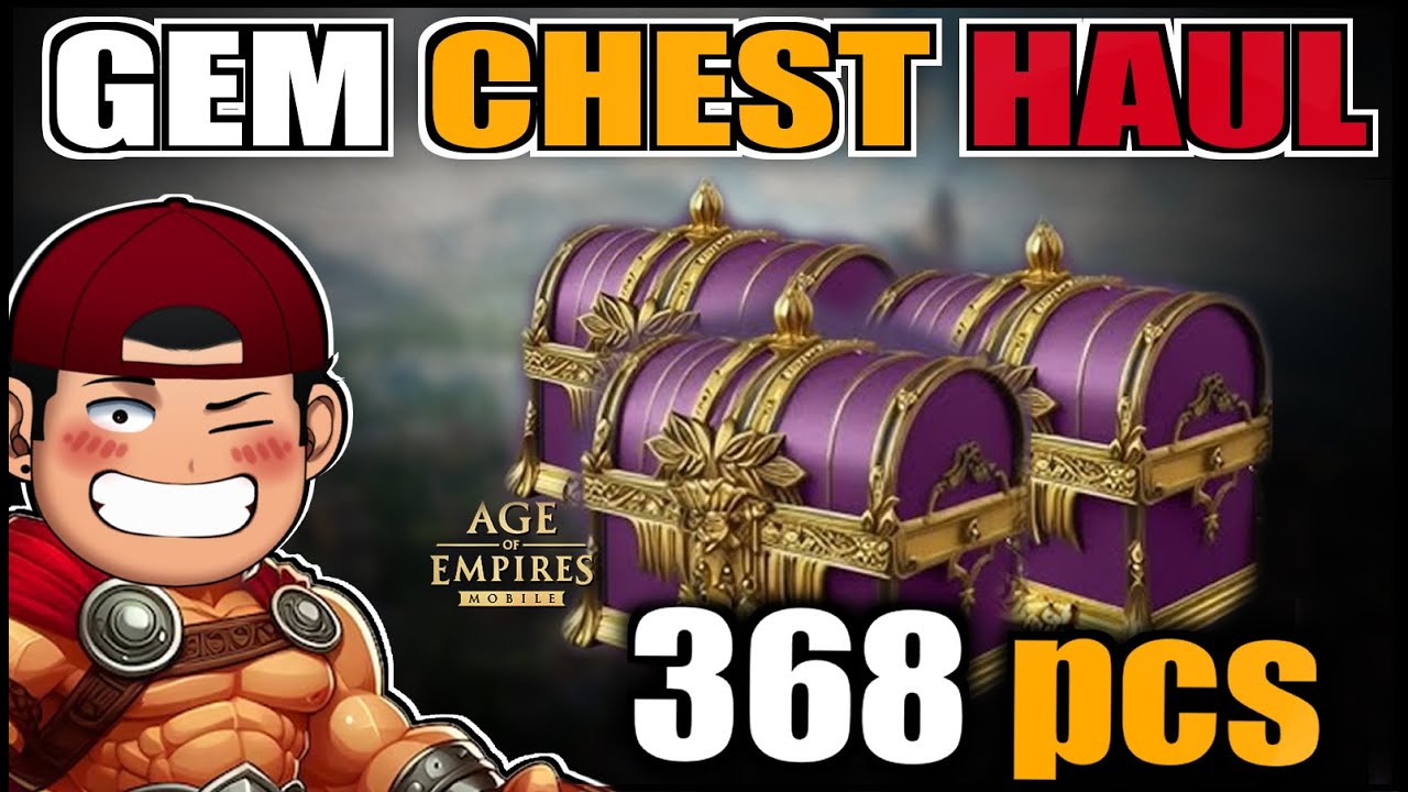 368 Gem Chest Opening and Fusion! AoEM Age of Empires Mobile #AoEM # ...
