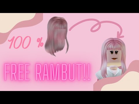 Tutorial #1 dapat rambut gratis yang cantikkk di roblox #roblox # ...